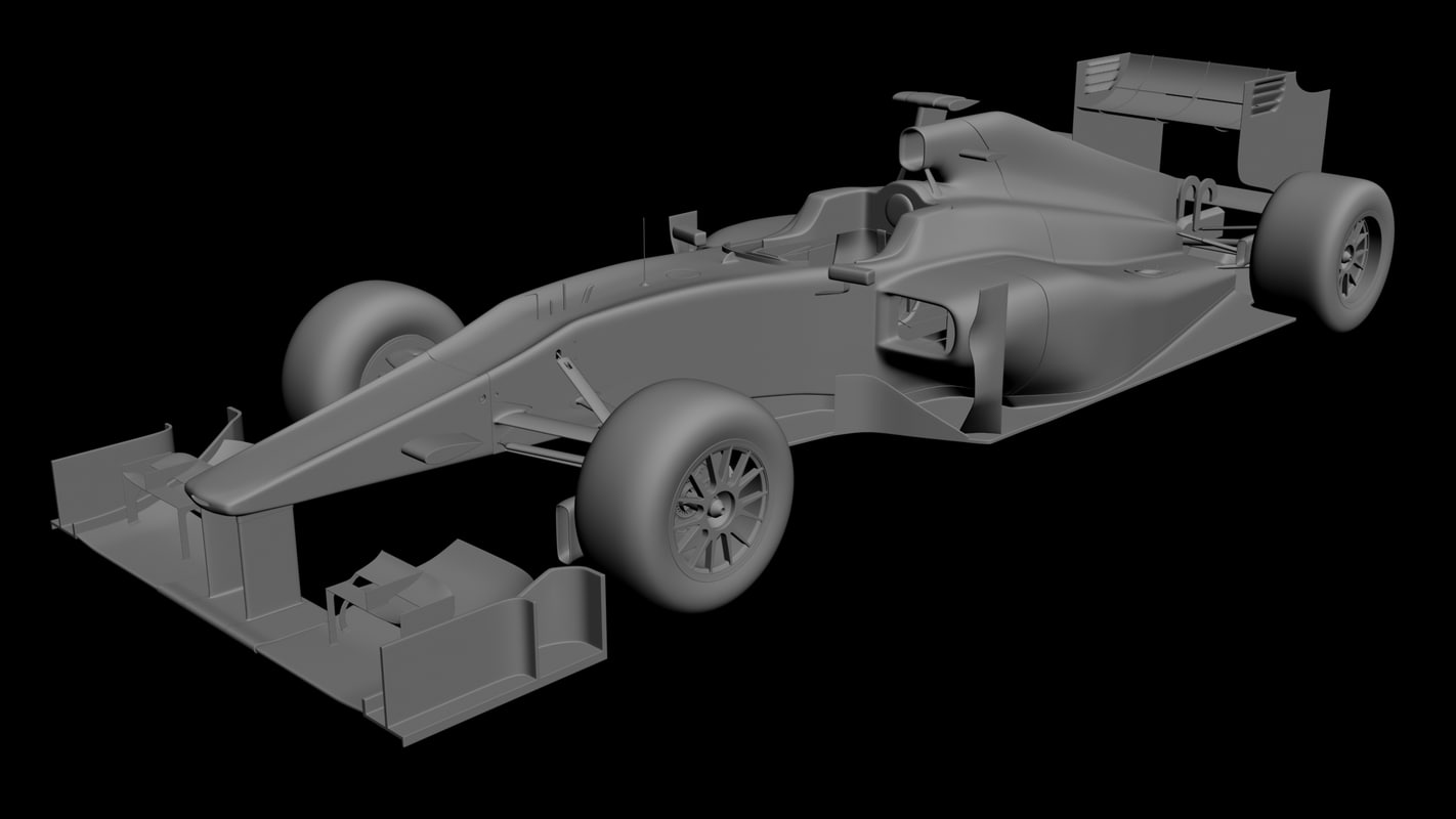 formula 1 2010 car 3d model