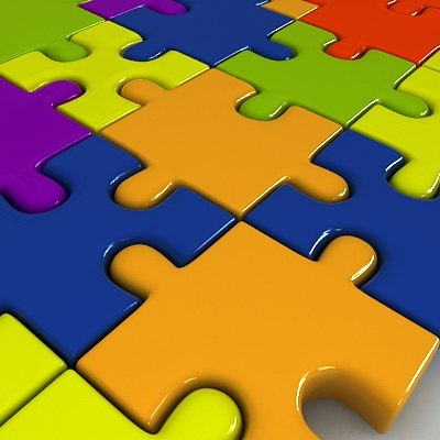 3d model jigsaw puzzle