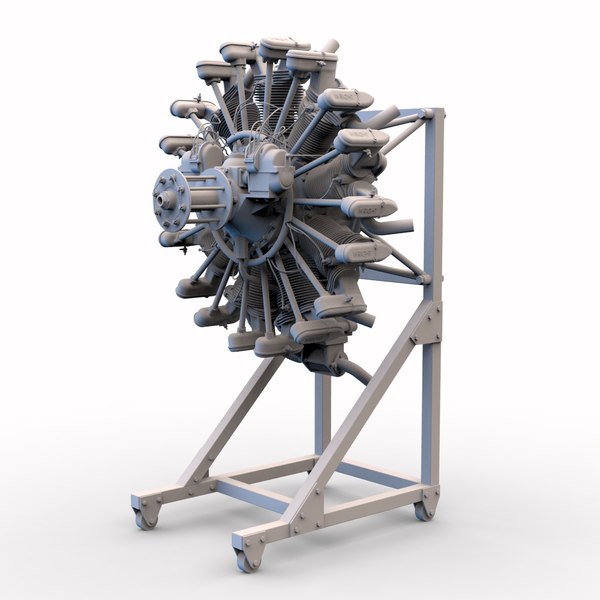 Wright Whirlwind J5c Sternflugzeugmotor 3D-Modell - TurboSquid 544303