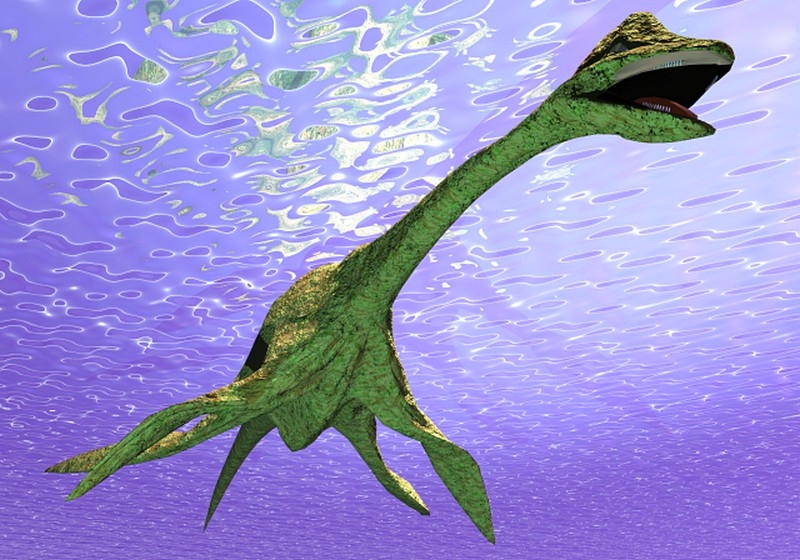loch ness monster 3d model