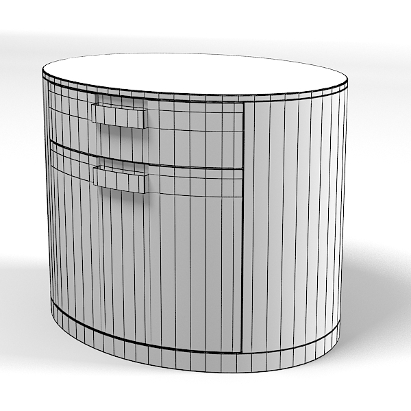 maxalto night stand 3d model
