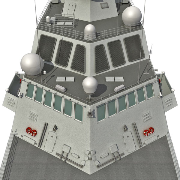 littoral combat ship uss 3d model