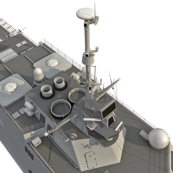 littoral combat ship uss 3d model