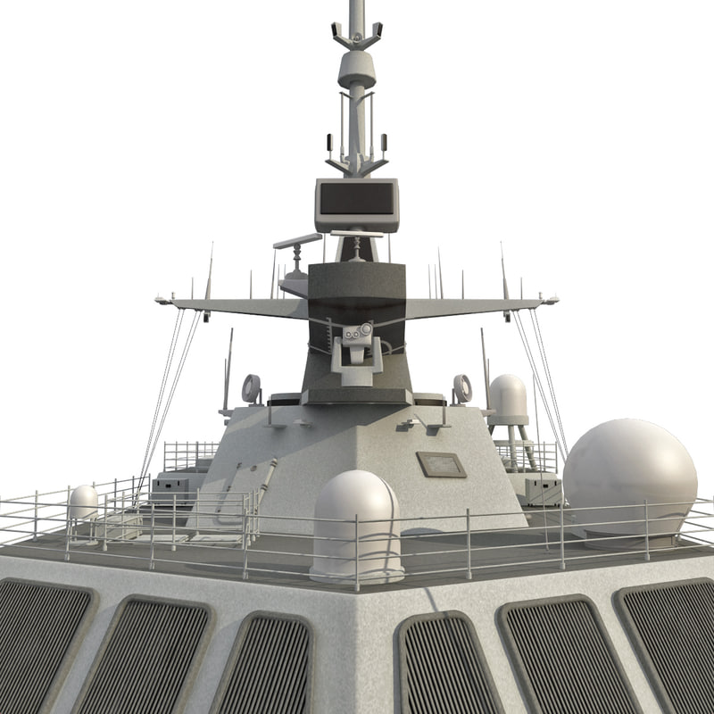littoral combat ship uss 3d model