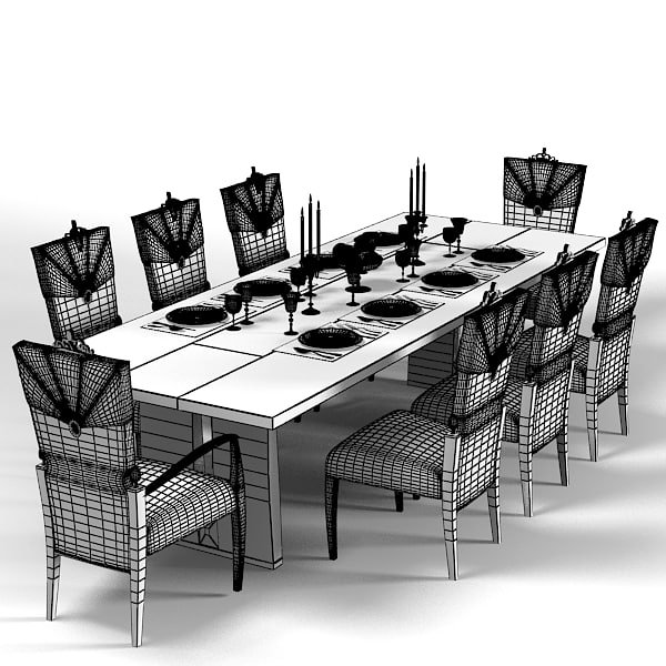 lanpas art deco 3d model