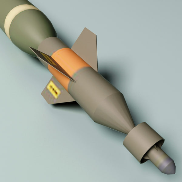 aircraft bomb gbu-10 paveway 3d max