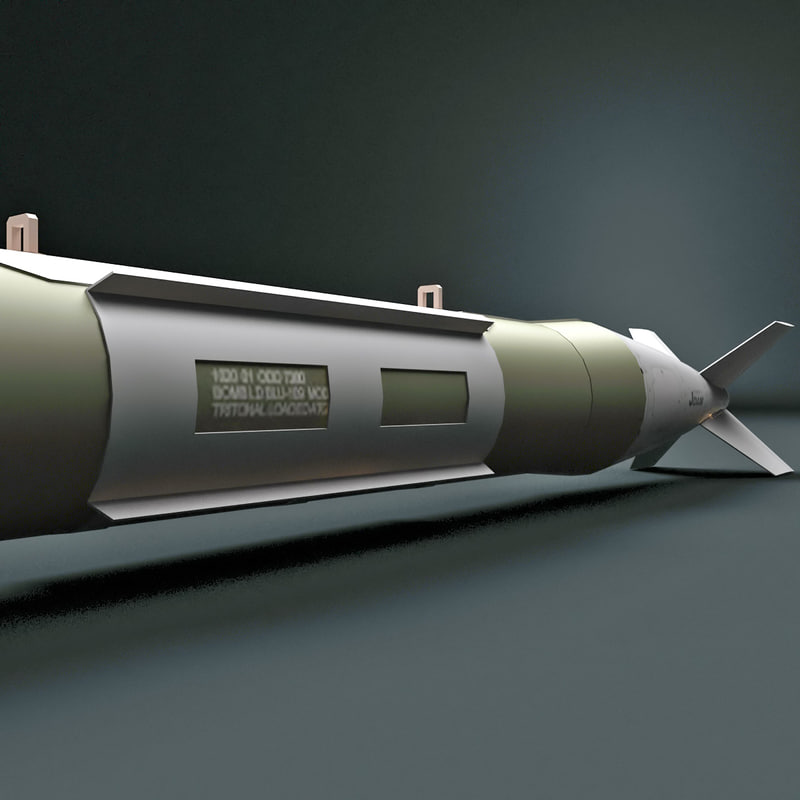 aircraft bomb gbu-31 jdam 3d model