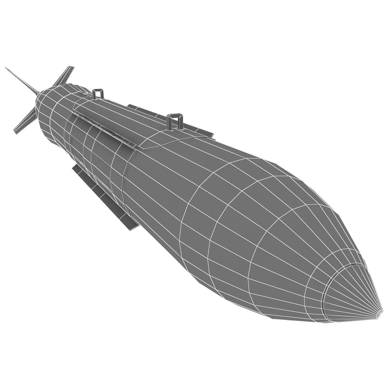 Aircraft Bomb Gbu 31 Jdam 3d Model