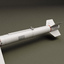 aircraft missile agm-88 harm 3d model