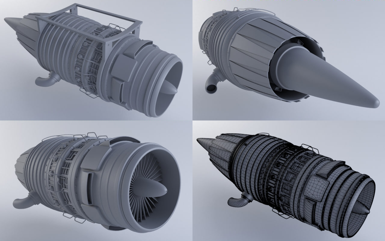 3ds max jet engine mkvb