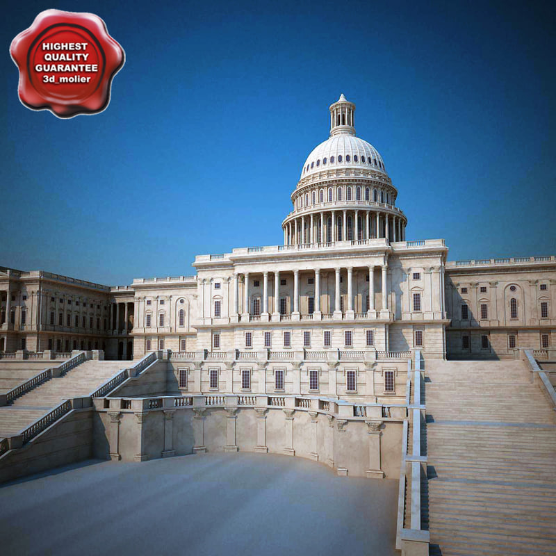 united states capitol 3d model