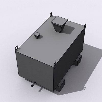3d industrial fuel box