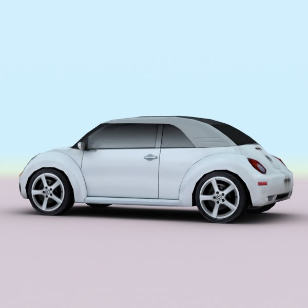 2005 new beetle ragster 3d max