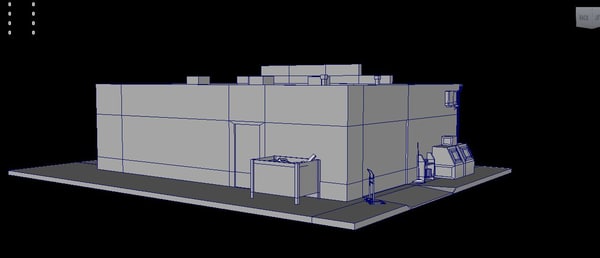 mini market machine 3d model