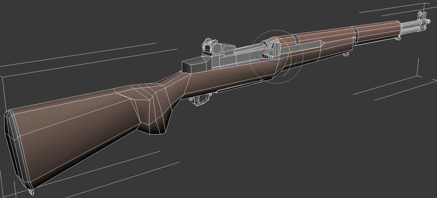 classic m1 garand 3d model