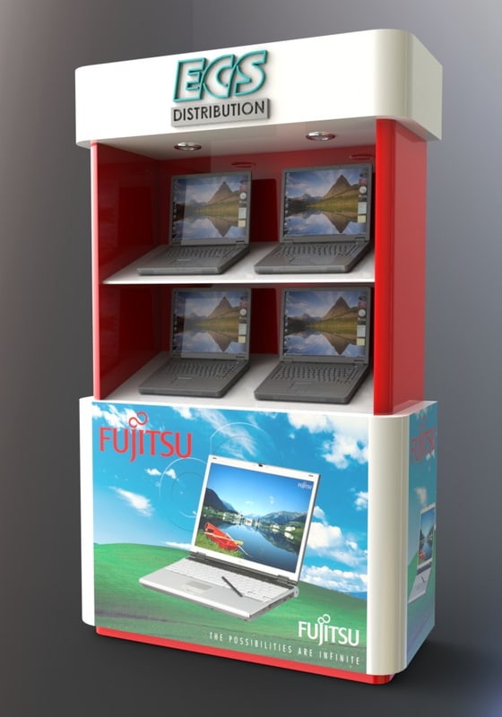 3d display unit model