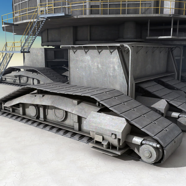 3dsmax bucket-wheel industrial bagger 288