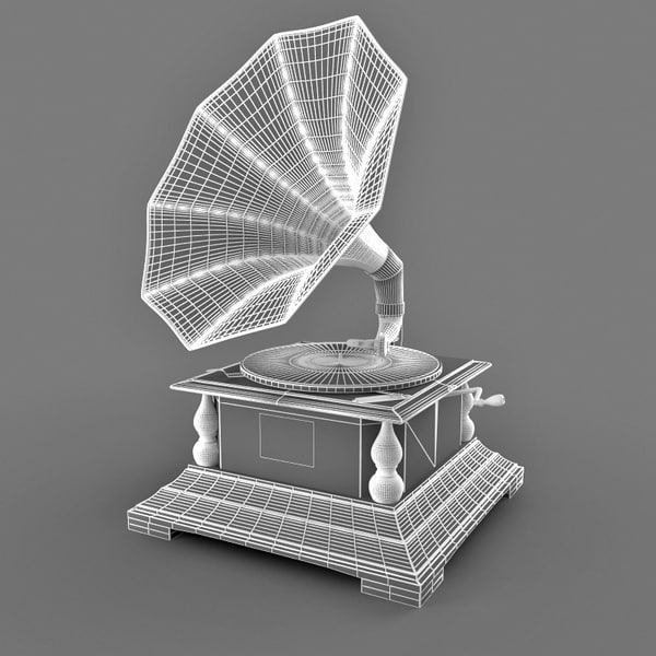 retro electronics v3 3d model