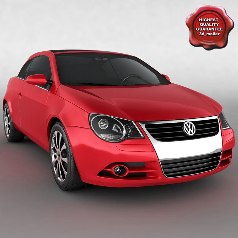 volkswagen eos 3d model