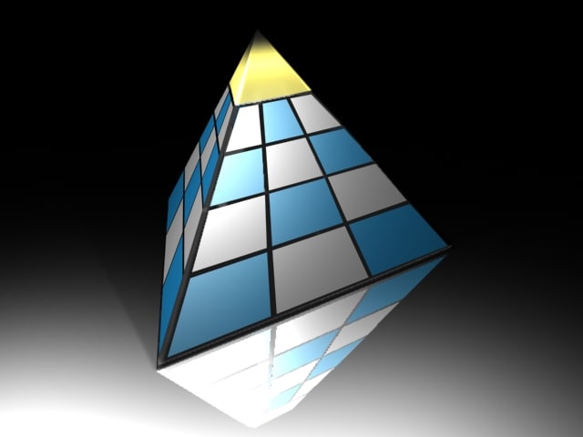 sided pyramid 3d 3ds