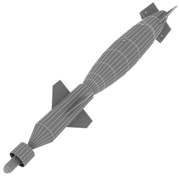 aircraft bombs 3d model