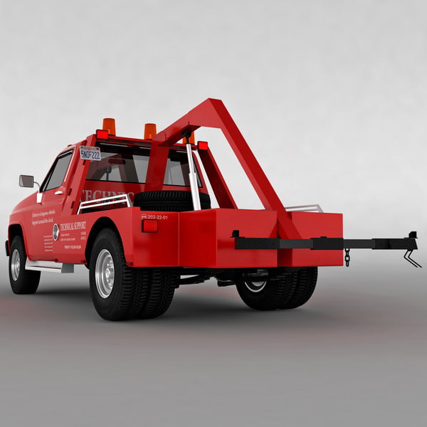 chevrolet wrecker truck 3d model