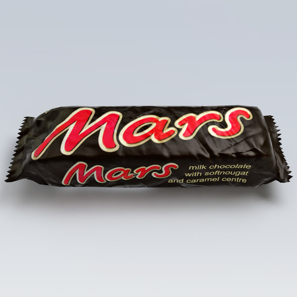 3d model of chocolate mars