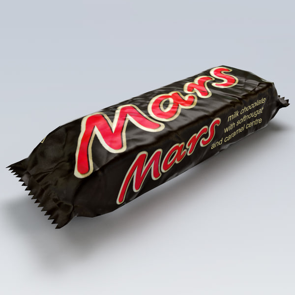 3d model of chocolate mars