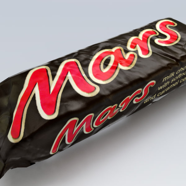3d model of chocolate mars