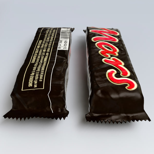 3d model of chocolate mars