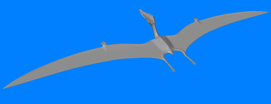 germanodactylus dinosaur 3d model