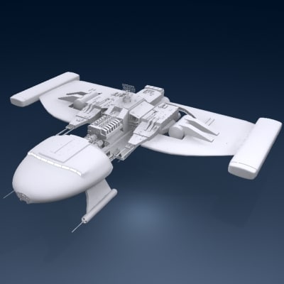 spacecraft space craft 3d model