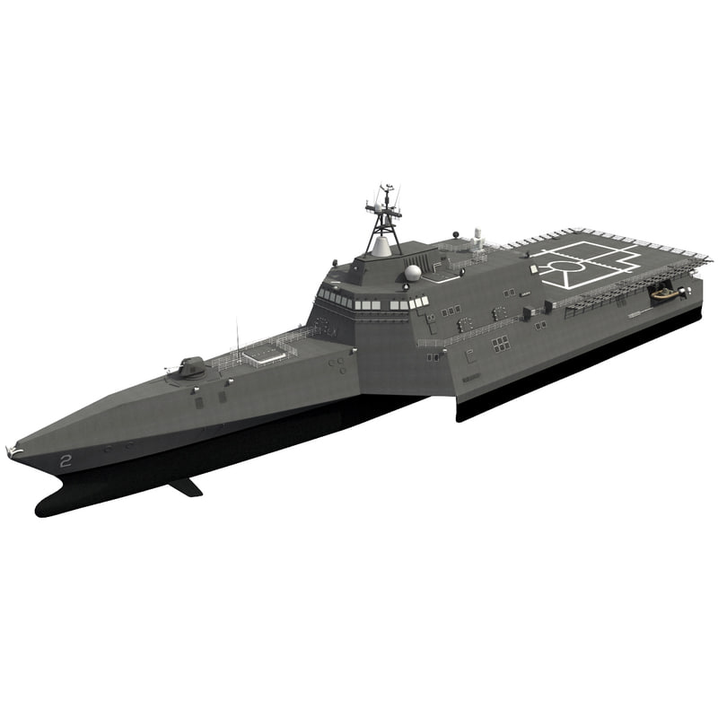 uss independence lcs-2 3d model