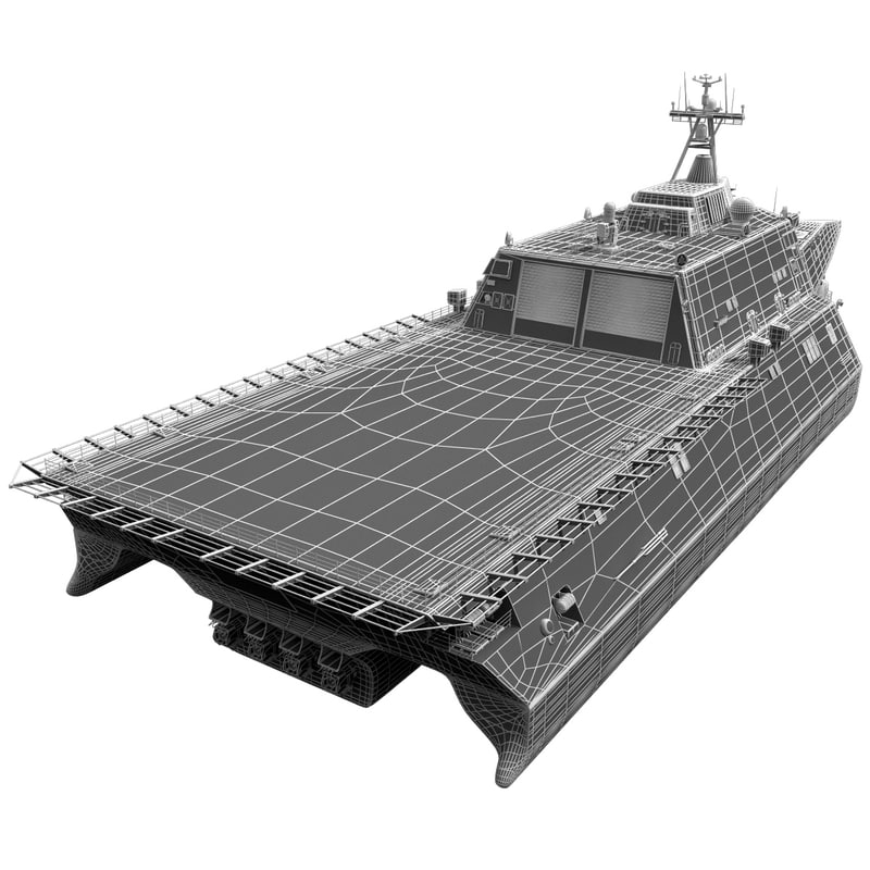 uss independence lcs-2 3d model