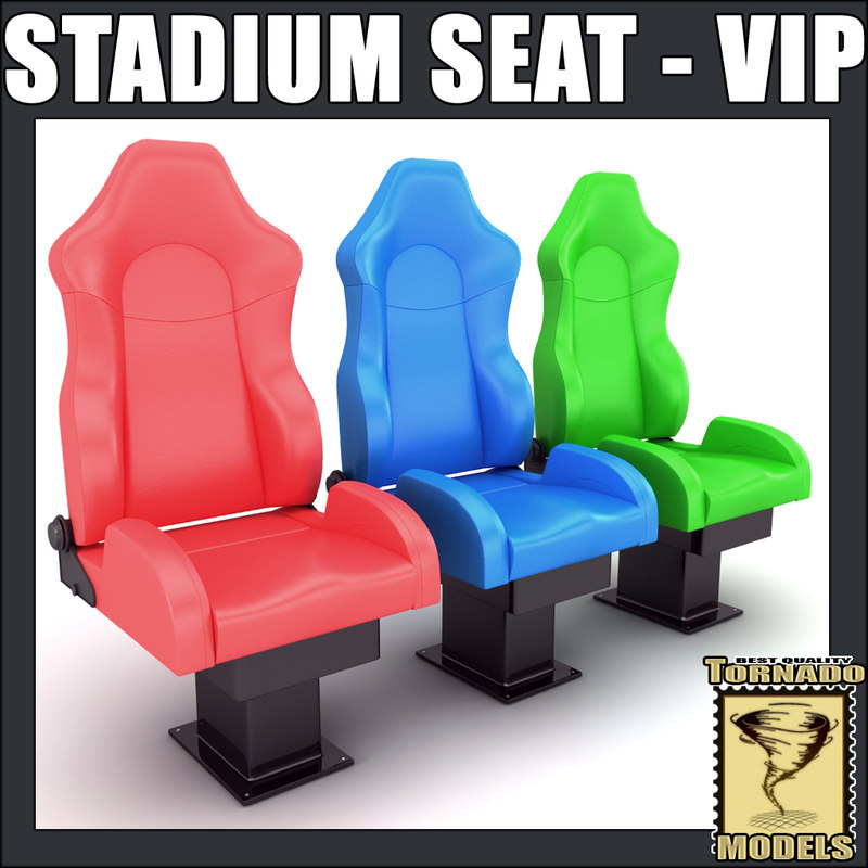 stadium vip seat 3d model