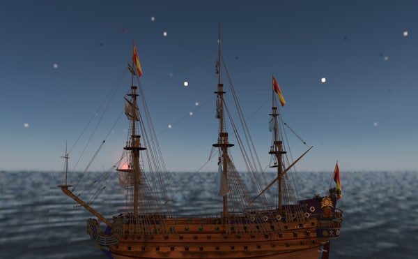 ship san felipe 3d model