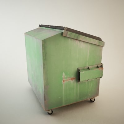 max rolling dumpster studios