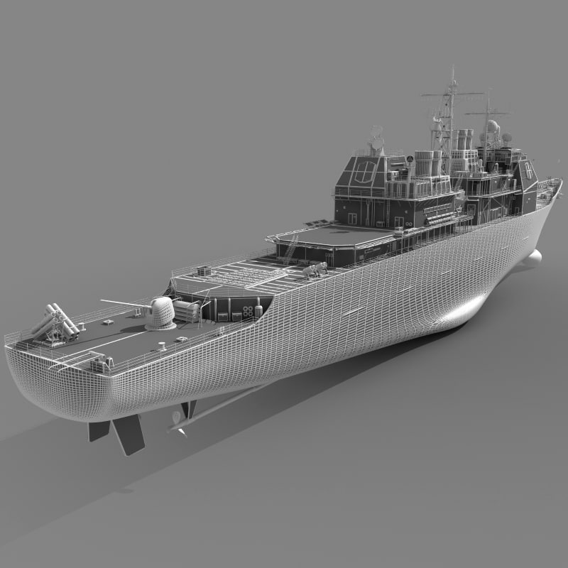 navy ships 3d model