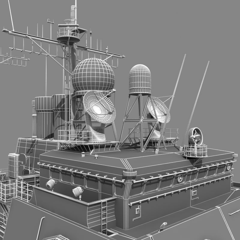 navy ships 3d model