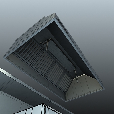 commercial hood kitchen 3d model