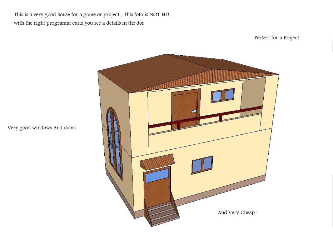 3d house project model