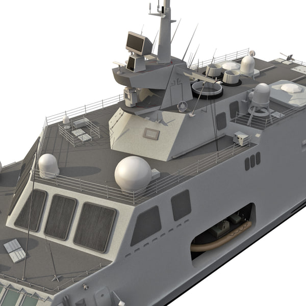 uss littoral combat ships 3d model