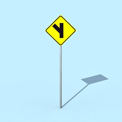 3d model traffic sign