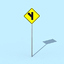 3d model traffic sign