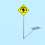 3d model traffic sign