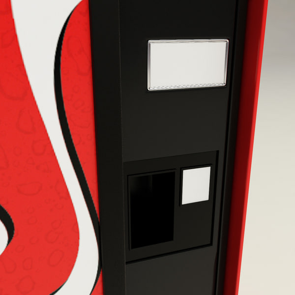 coca cola vending machine 3d model