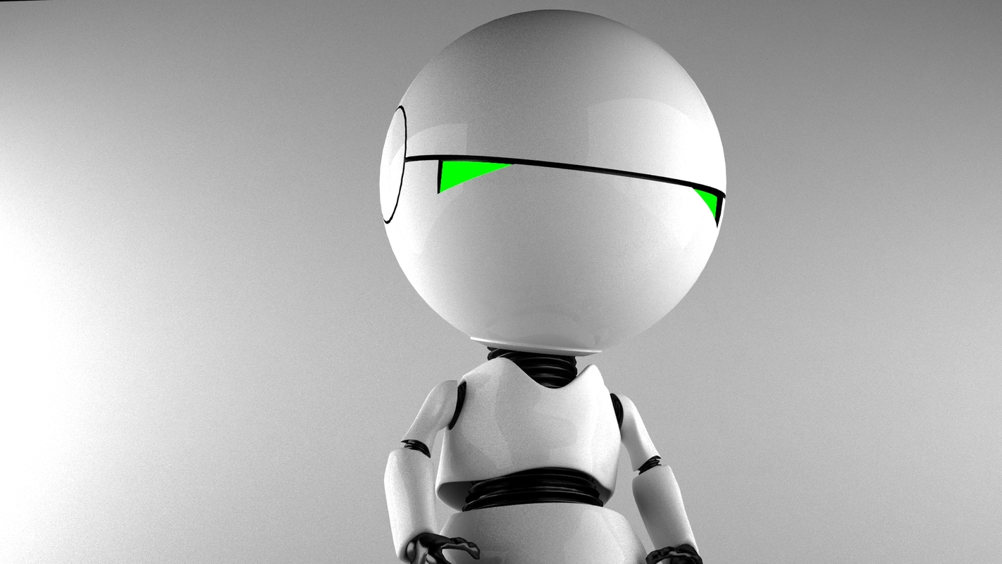 marvin android paranoid 3d model