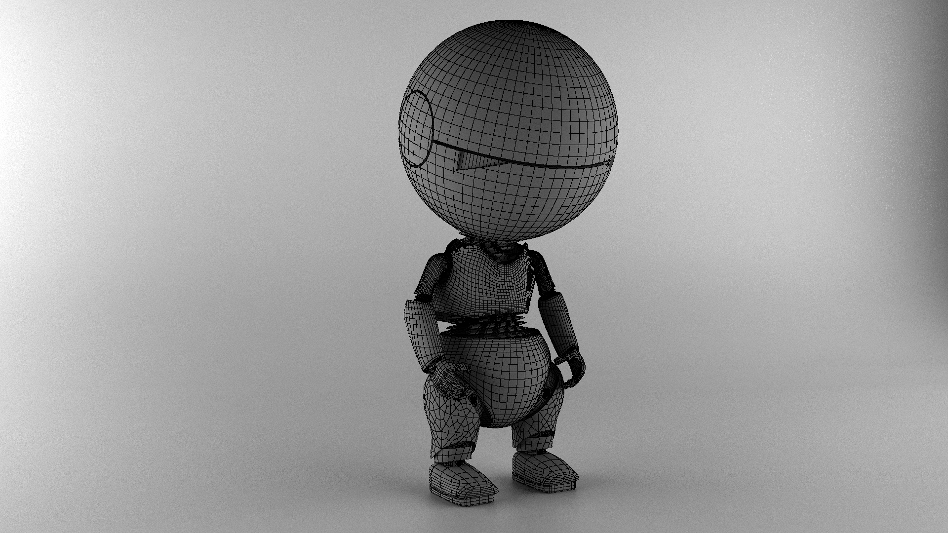 marvin android paranoid 3d model