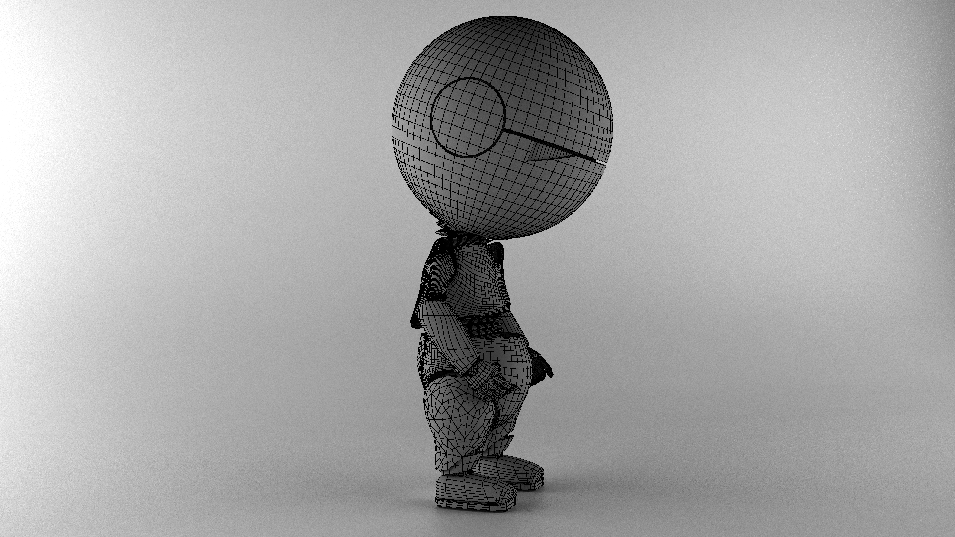 marvin android paranoid 3d model