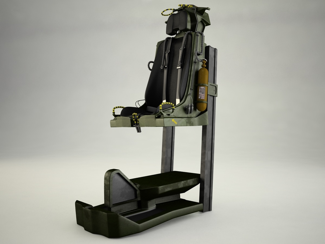 ejection seat 3d model